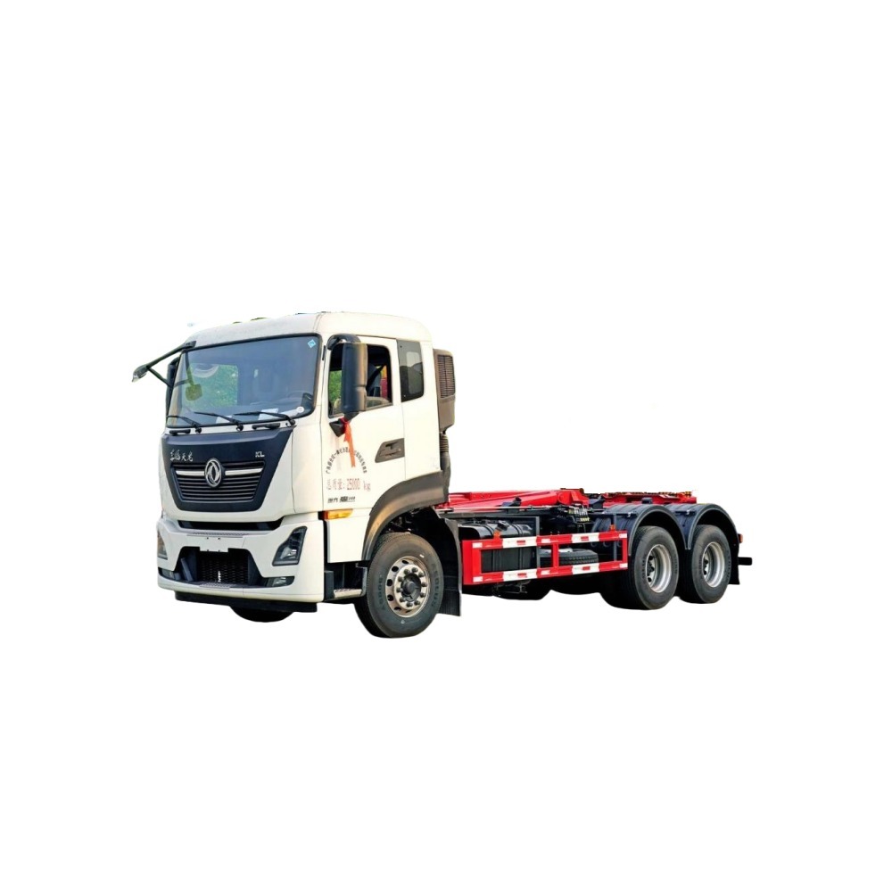 4x2 Howo Dongfeng Lifting Garbage Truck Roll-off Hook Lifting Garbage ...
