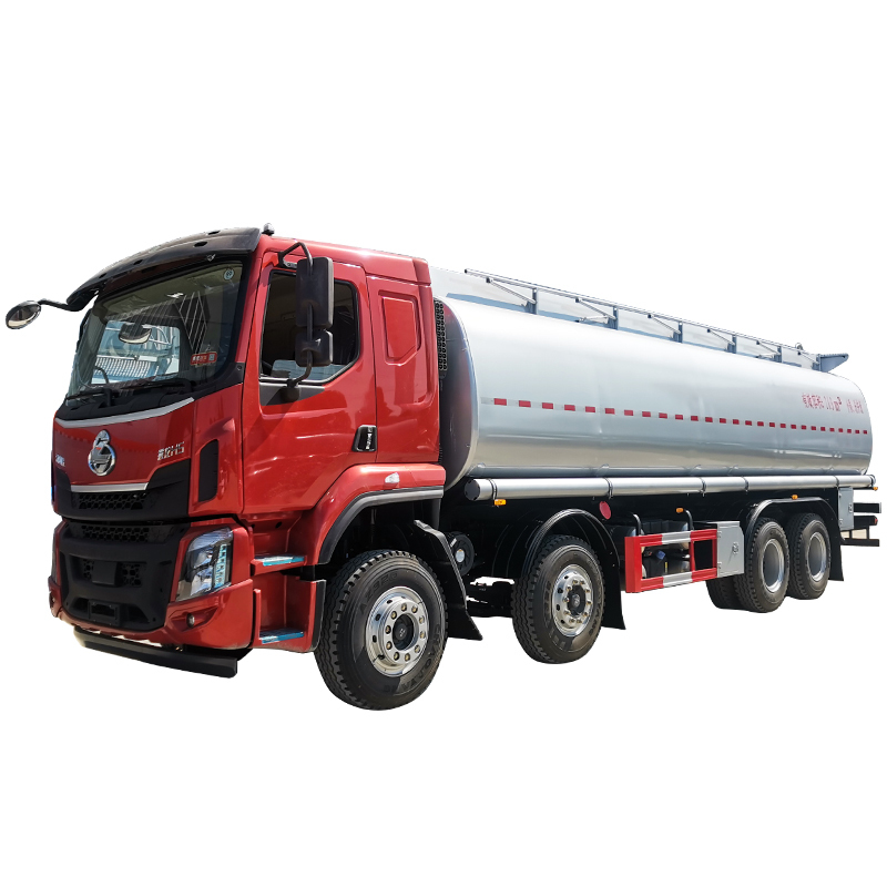 26.3 CBM Liquid Tanker Truck 8x4 Well Washing Fluid Tanker For Liquid ...
