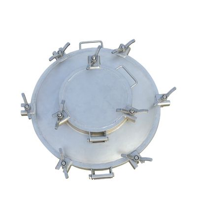Check Material DN500 Double-layer Small Stainless Steel Quick-open ...
